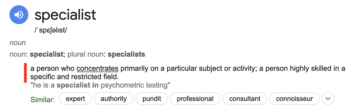 specialist 和 expert 两个都是 “专家”，差别在哪呢？是 expert 比较厉害还是 specialist 比较厉害？ - 知乎