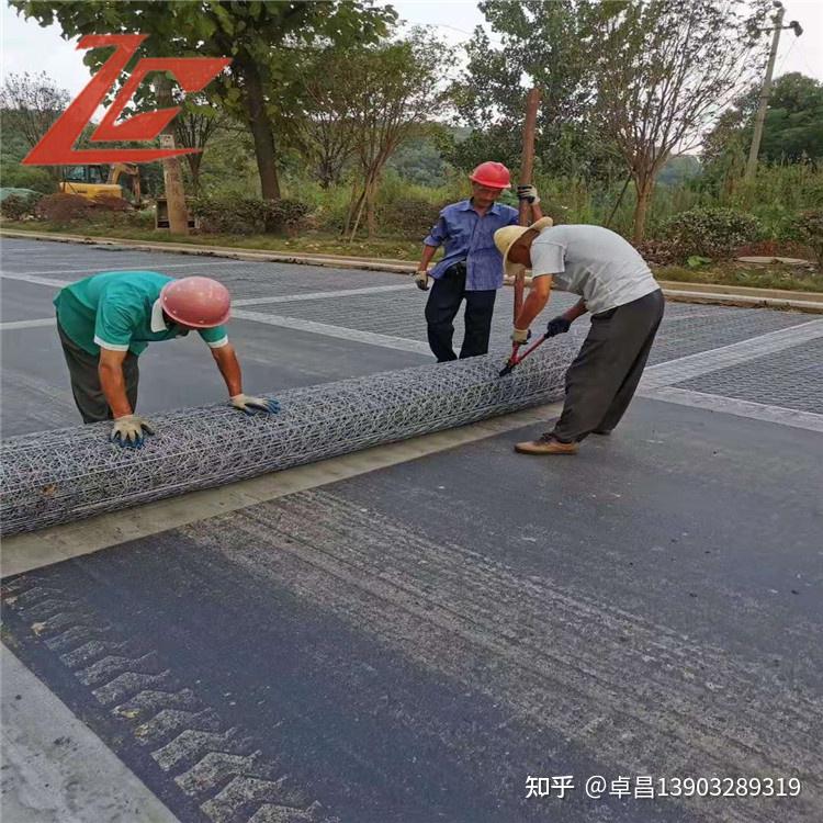 路面加筋网沥青路面加铺层双绞合钢丝网的作用 知乎 2249