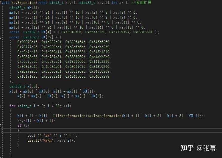 SM4的一种实现方法与分析(附源码） - 知乎