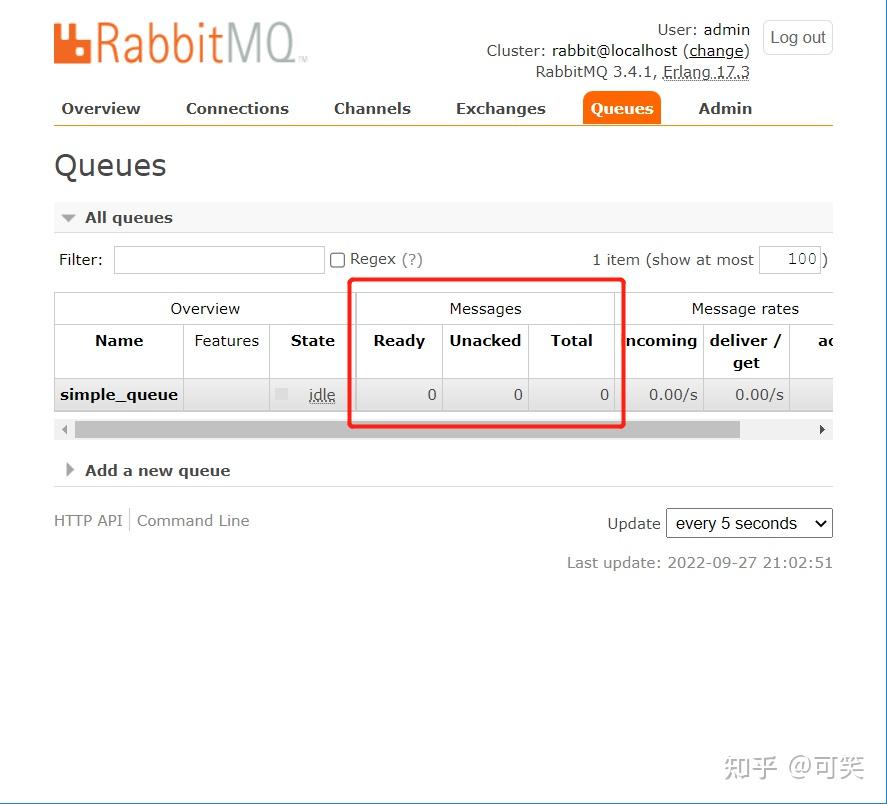 RabbitMQ的五种消息模型 - 知乎