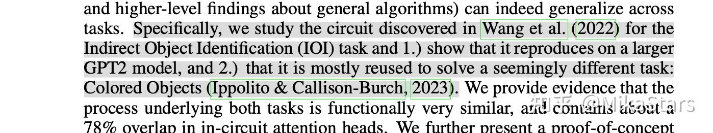 [ICLR'24] Circuit Component Reuse Across Tasks in Transformer Language Models - 知乎