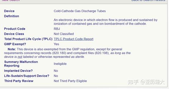 FDA未分类Unclassified,not classified医疗器械小调查 - 知乎