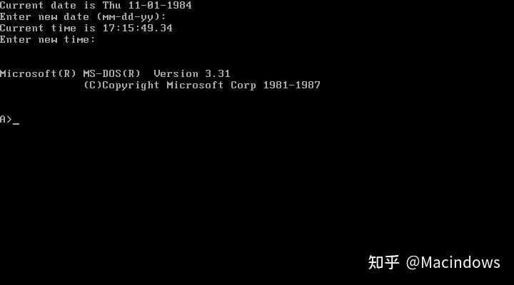回顾一下历代ms Dos 知乎