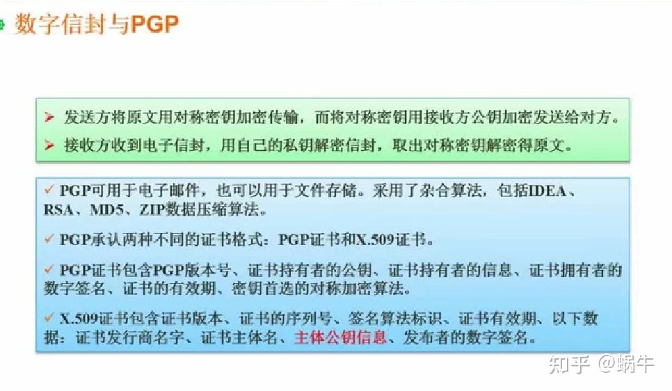 70 软考之数字信封与PGP - 知乎