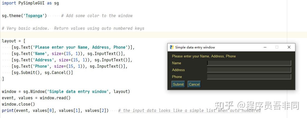 十分钟写一个python软件，Python最好学习的gui库-pysimplegui - 知乎