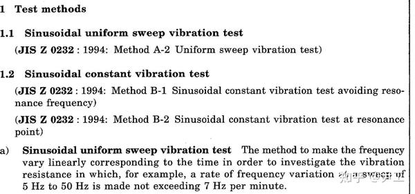 JIS-Z-0232-2018包装振动测试标准 - 知乎