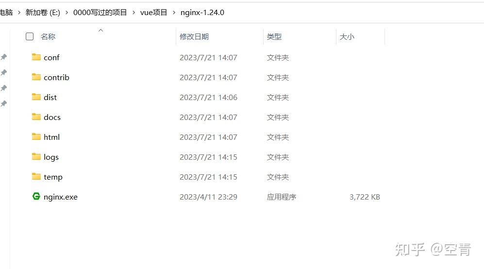 vue项目配置Nginx详细步骤 - 知乎