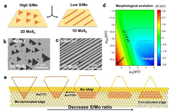 Nat. Commun. | 北京大学张艳锋教授课题组在单一取向MoS2条带拼接制备英寸级单晶薄膜方面取得新进展 - 知乎