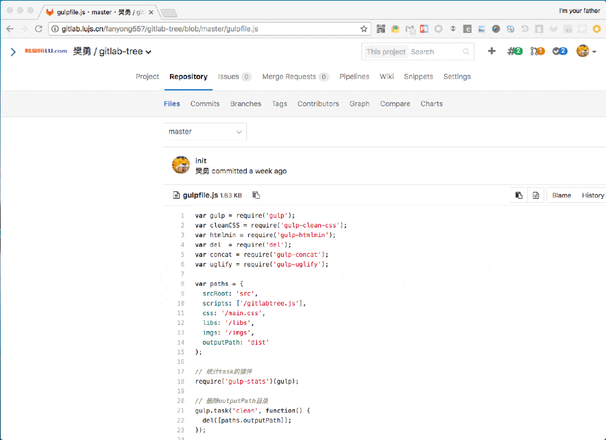 Gitlab Tree — Gitlab代码查看必备神器 知乎