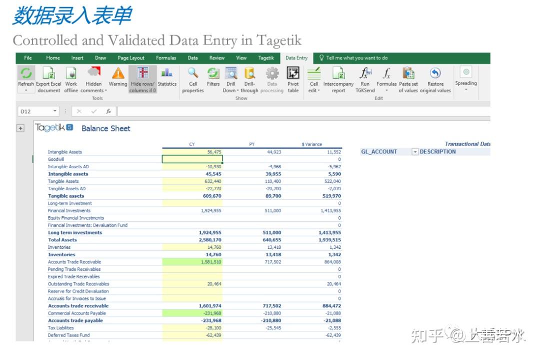 Tagetik表单介绍 - 知乎