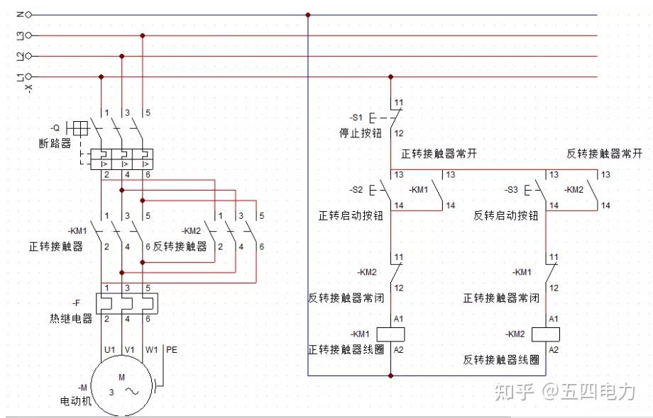 一分钟学会电机正反转电路 知乎