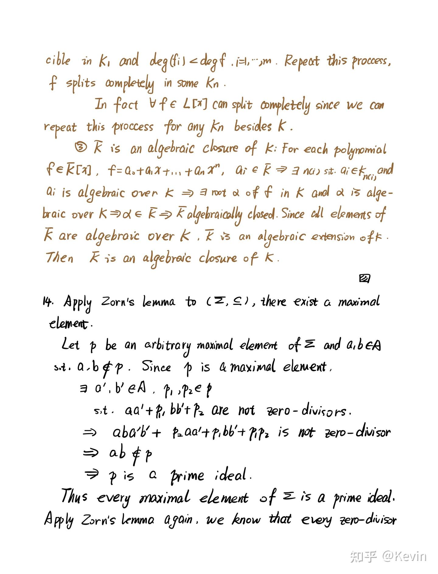 Atiyah&MacDonald Commutative Algebra chap1习题13-20 - 知乎