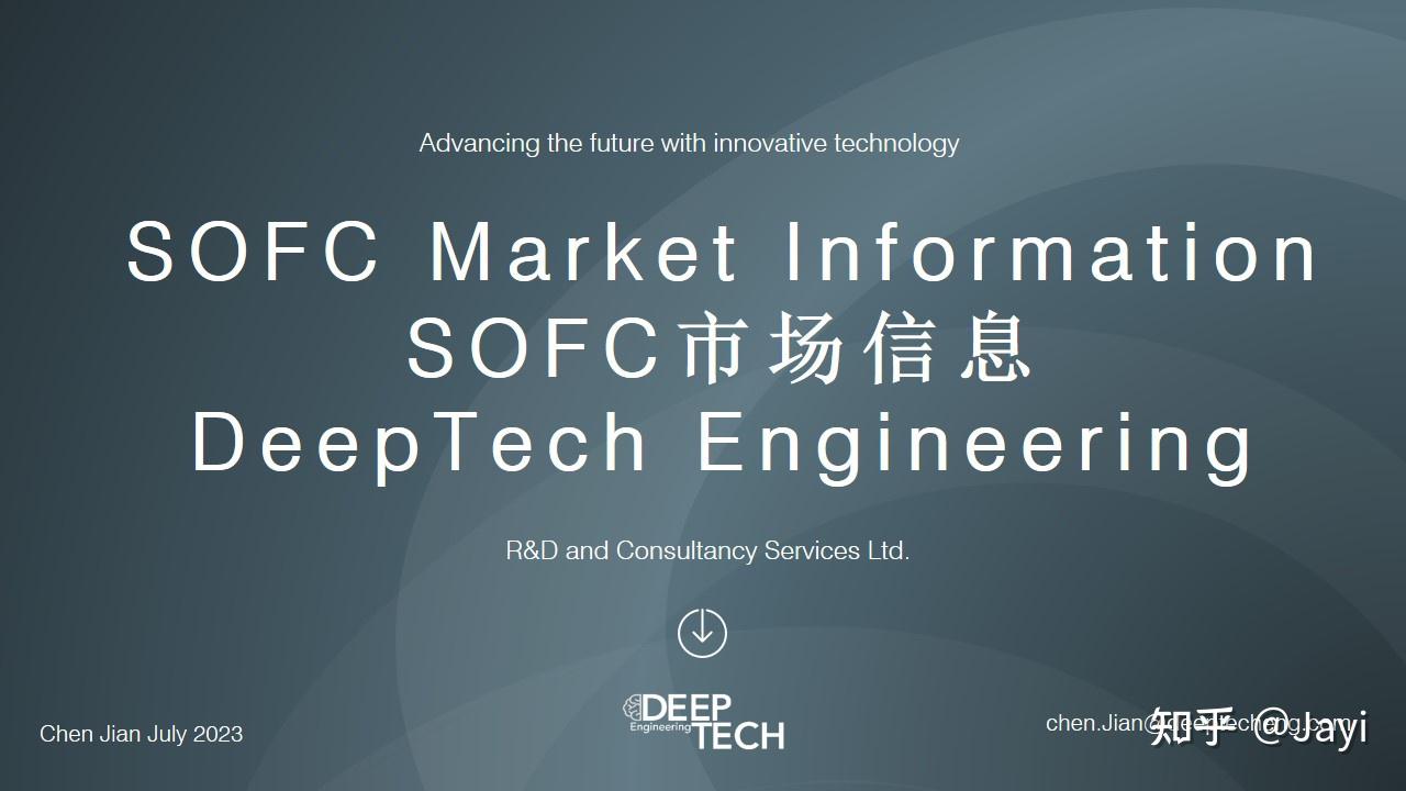 SOFC国内外信息概况 - 知乎