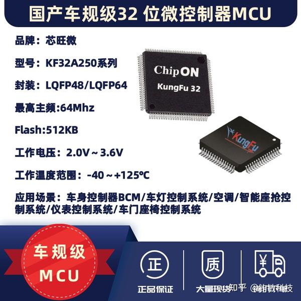 国产车规级32位微控制器MCU单片机-KF32A250 - 知乎