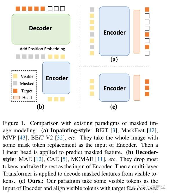 Stare At What You See Masked Image Modeling Without Reconstruction 知乎