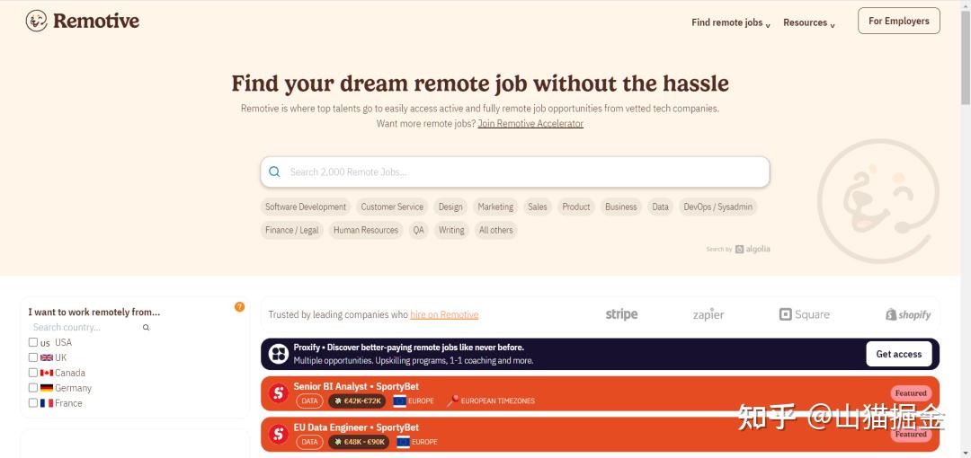 史上最全，30个远程工作网站，2024年搞钱新思路 - 知乎