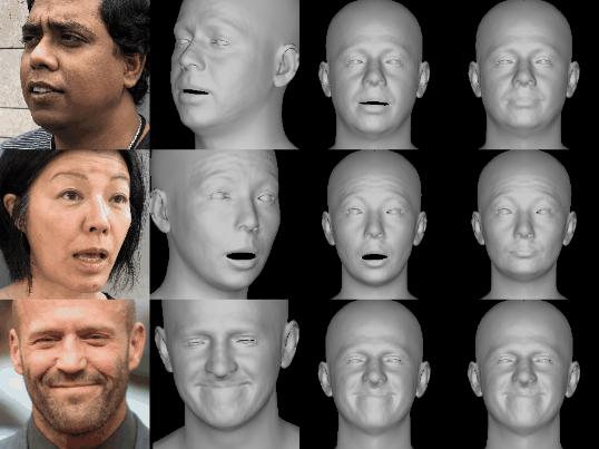 【DECA】【SIGGRAPH2021】Learning an Animatable Detailed 3D Face Model from In-The-Wild Images - 知乎