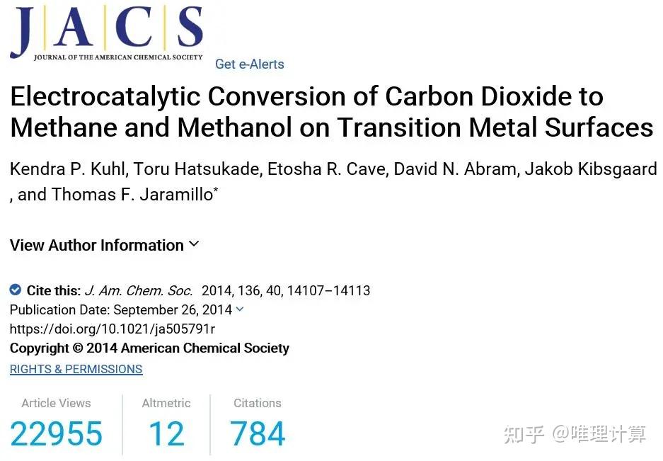CO2RR描述符汇总（一） - 知乎