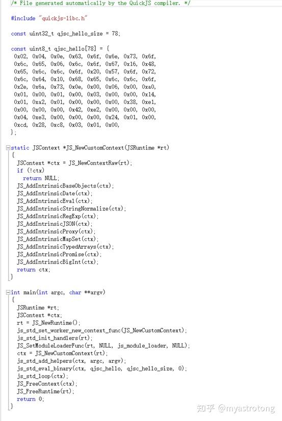 Windows平台下QuickJS开发及相应C版DLL Module制作简介 - 知乎