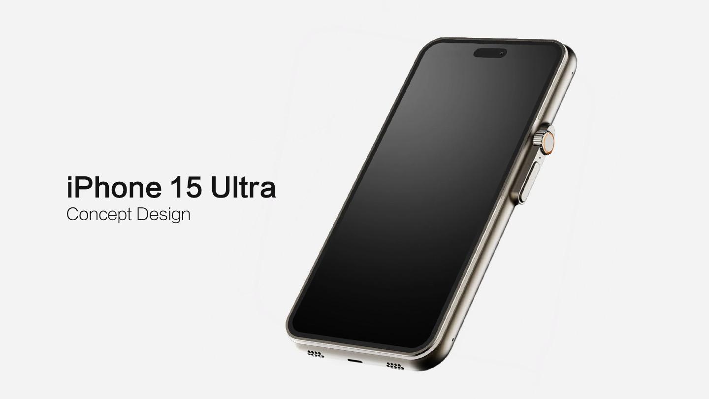 iPhone 15Ultra最新概念图：钛金属+旋转表冠，质感出众 - 知乎