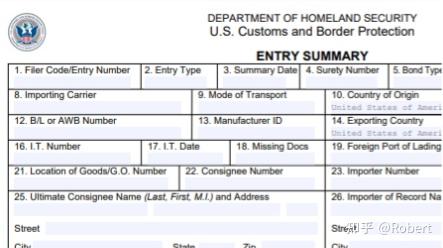 国际物流｜CBP·3461 表格和 CBP·7501 表格的作用与区别 - 知乎