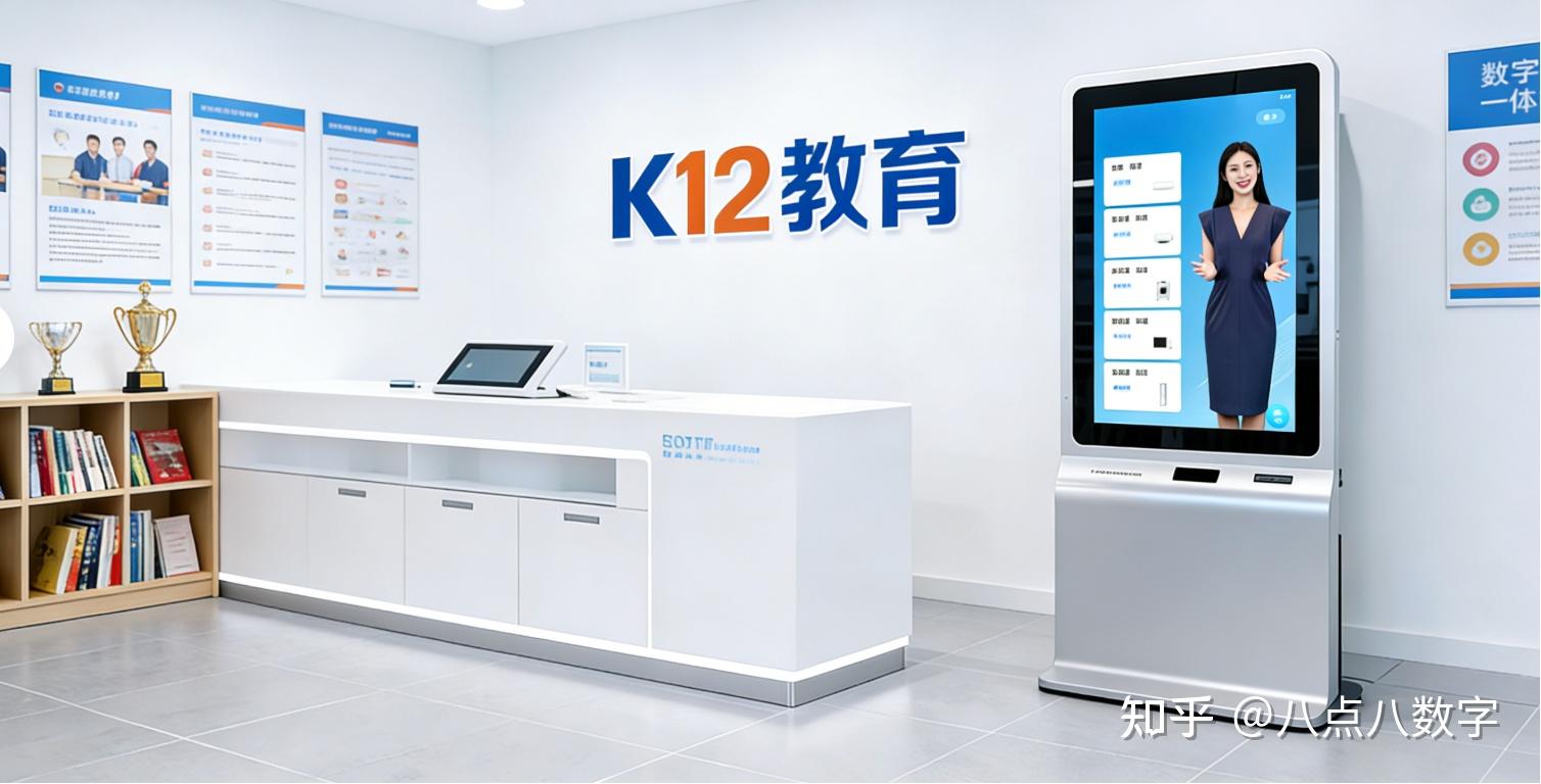 一家K12机构用虚拟老师降本40%、续课率翻倍？八点八数字数字人正在助力教培业！ - 知乎