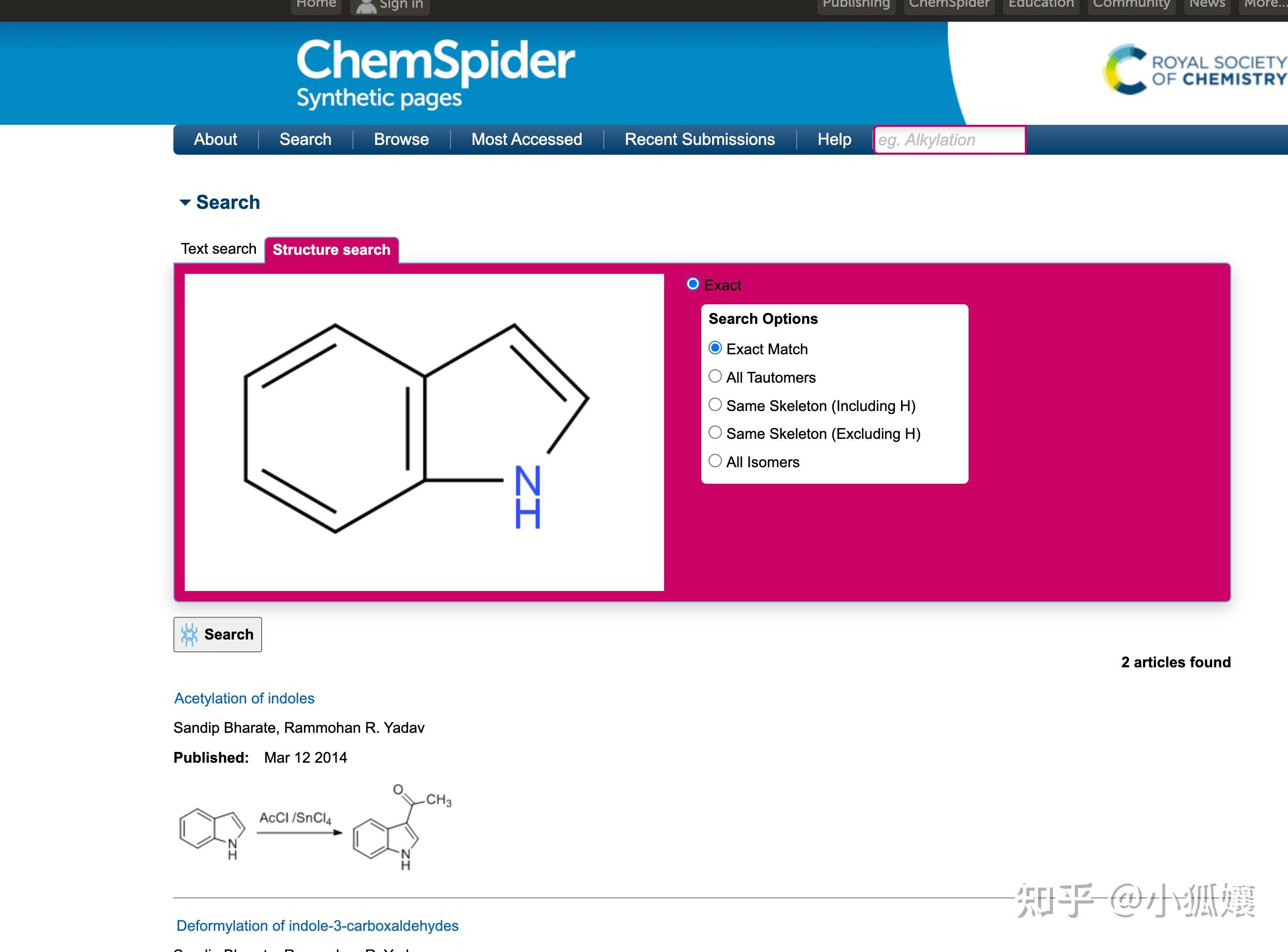 如何用化学结构式查找文献？？？ - 知乎