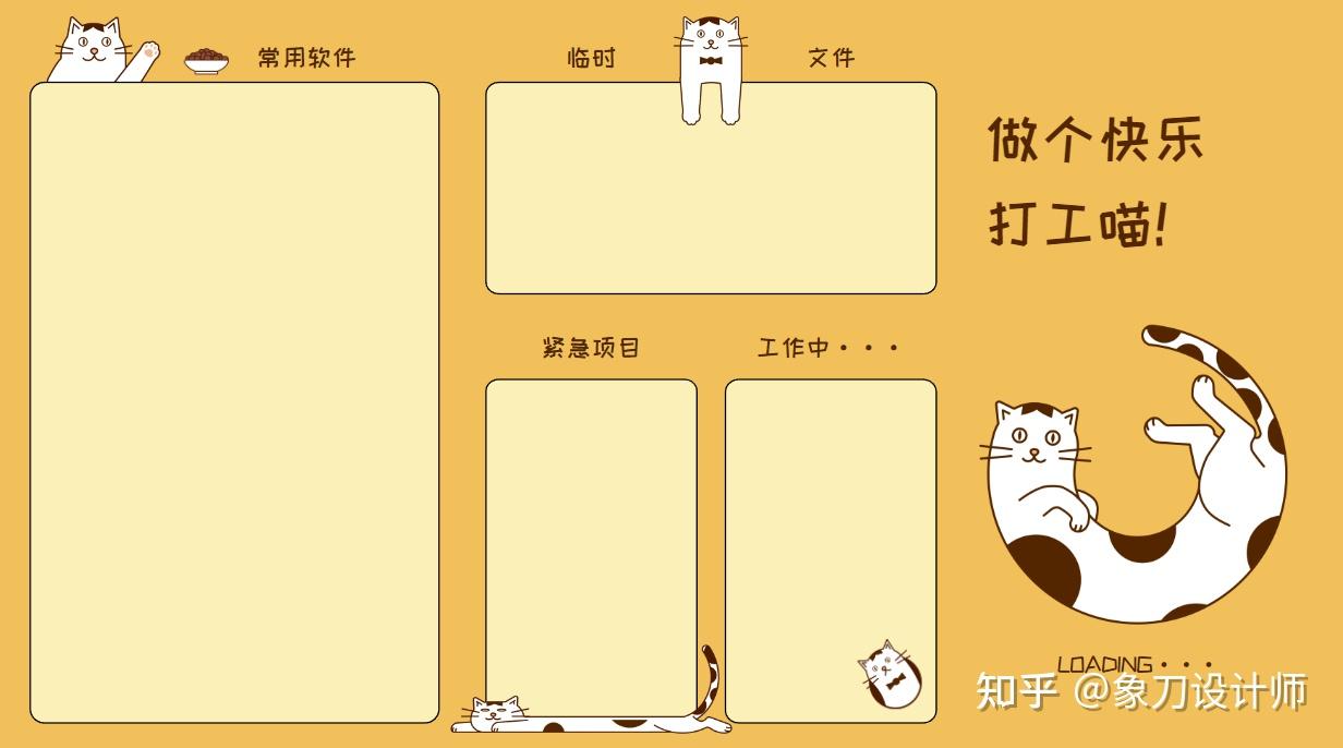 打工人专属电脑分区壁纸 | 总有一个你喜欢！ - 知乎