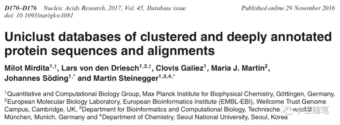 AlphaFold2所用序列库大超凡(BFD) - 知乎