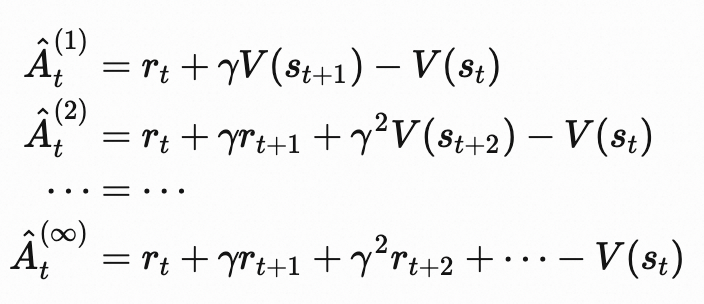 RLHF学习笔记（二）：Generalized Advantage Estimation，GAE - 知乎