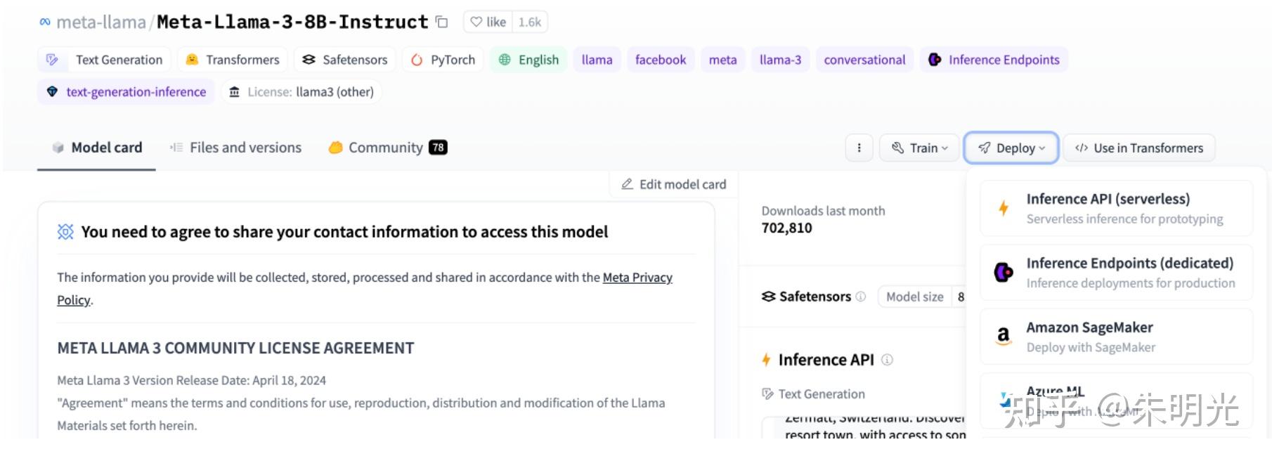 使用API访问Hugging face上的大模型 - 知乎