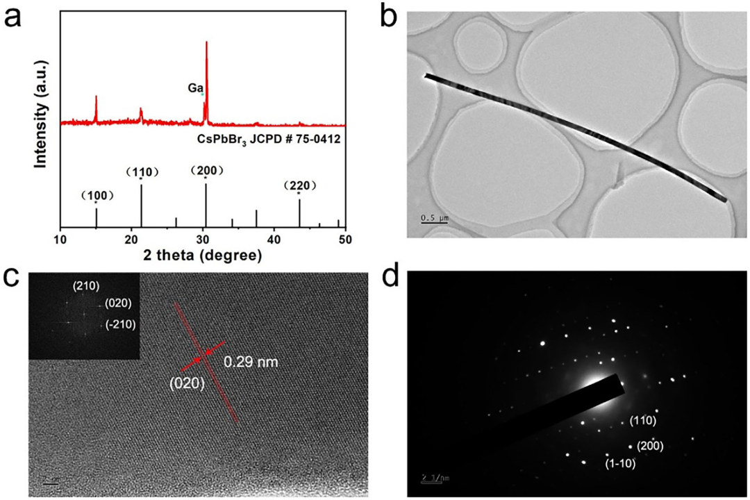 Ga辅助竖立CsPbBr₃纳米线的生长及其高性能光电应用 - 知乎