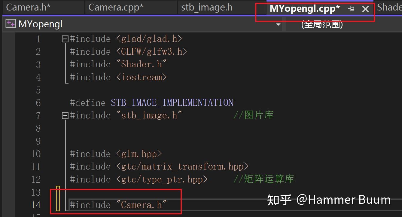 20 >>OpenGL，，相机类的编写 - 知乎