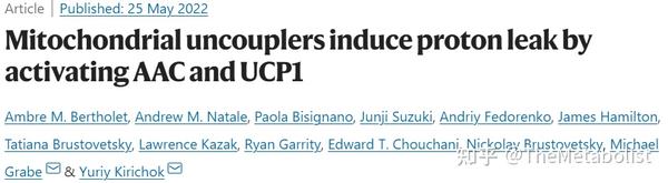 代谢学人--Nature：U，执行A计划！线粒体UCP1/AAC机制大揭秘 - 知乎