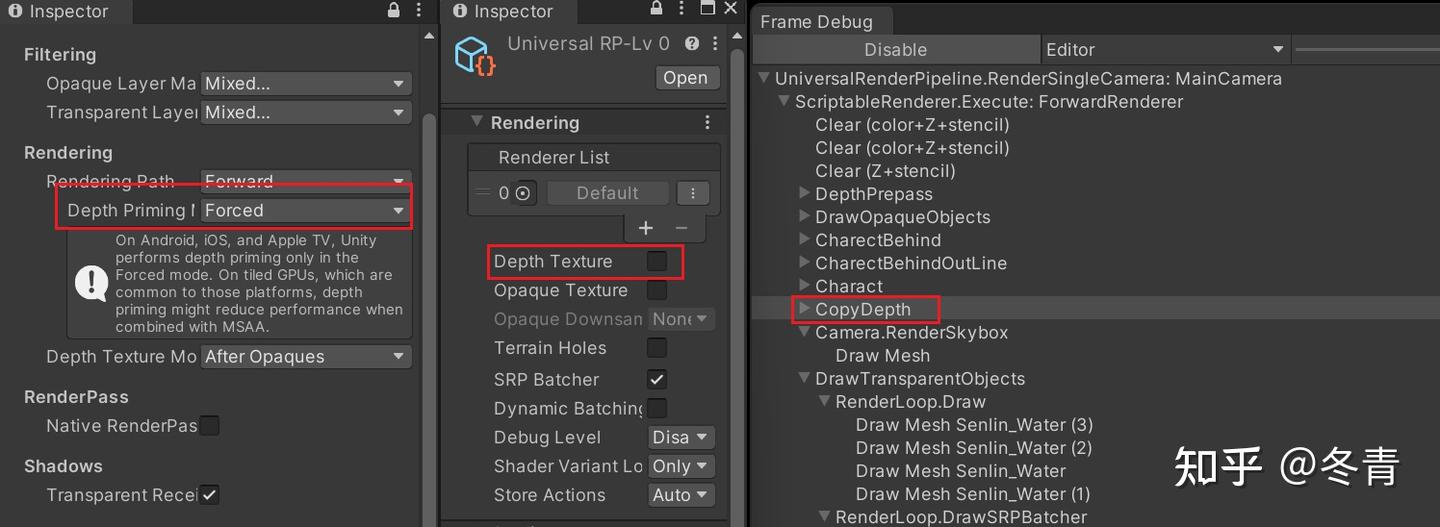 Unity2021 DepthPriming设置对深度贴图的影响 - 知乎
