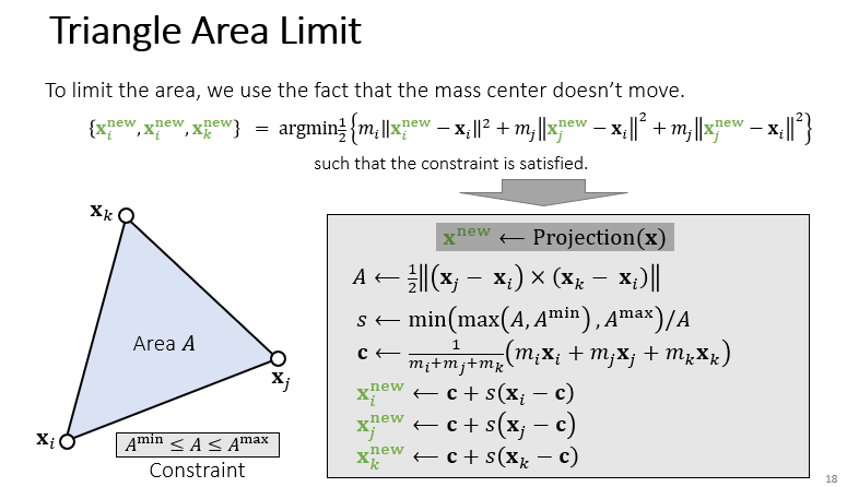 GAMES103笔记 Lecture 6 基于约束的布料模拟方法（Constrained Approaches） - 知乎