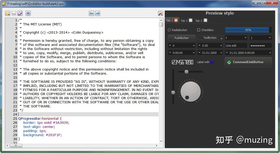 使用QSS美化PyQt界面，分享6套超赞皮肤 - 知乎