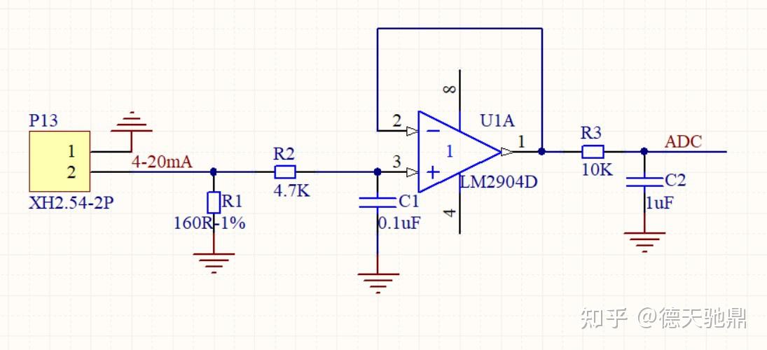 4-20mA接收电路设计 - 知乎