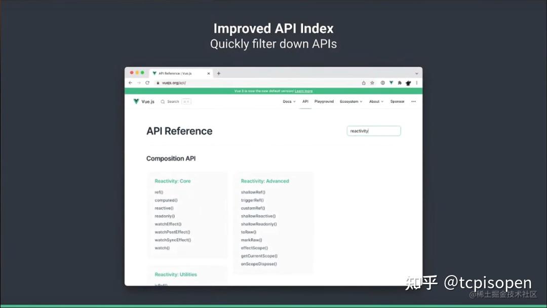 焕然一新的 Vue3 中文文档来了！ - 知乎