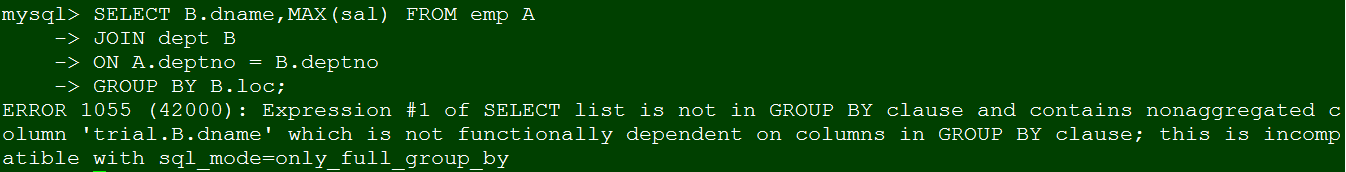 一文带你了解mysql sql model的only_full_group_by模式 - 知乎