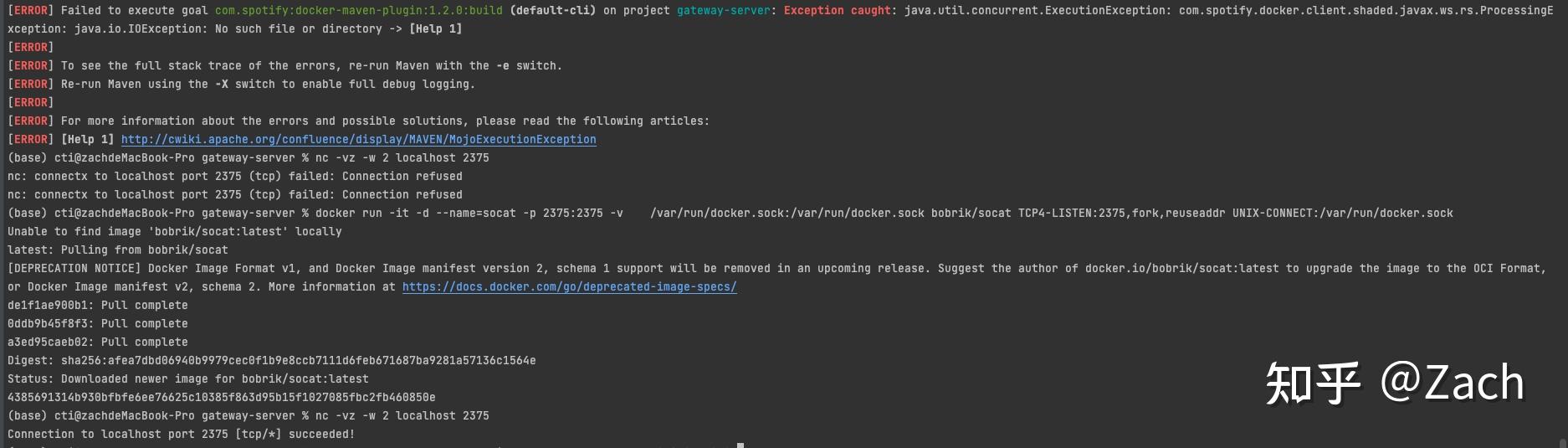 sprint boot maven Failed to execute goal com.spotify:docker-maven-plugin:1.2.0:build (default ...