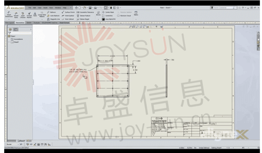 SOLIDWORKS正确的信息自动填充孔标注 - 知乎