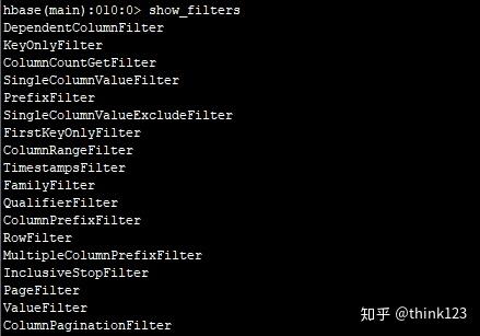 HBase scan命令详解 - 知乎