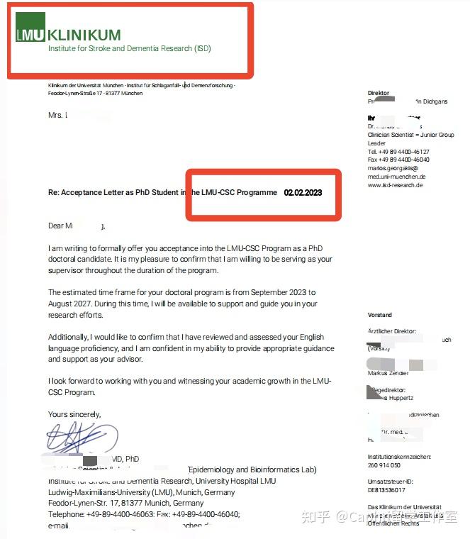 博士成功案例30 【神经科学+CSC奖学金-德国慕尼黑大学QS 54】 - 知乎