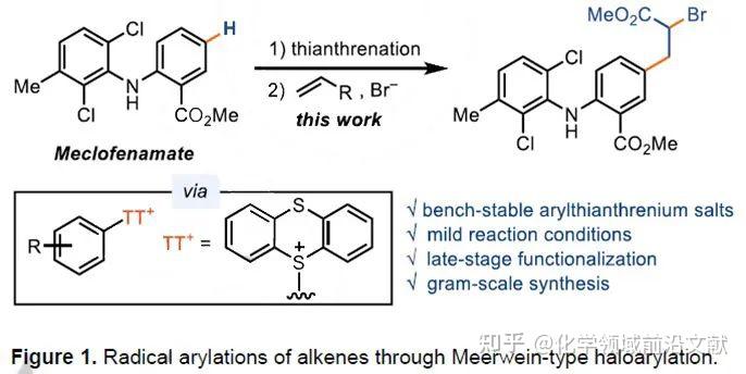 Ritter组Angew：利用芳基噻蒽鎓盐实现烯烃的Meerwein类型溴-芳基化反应 - 知乎