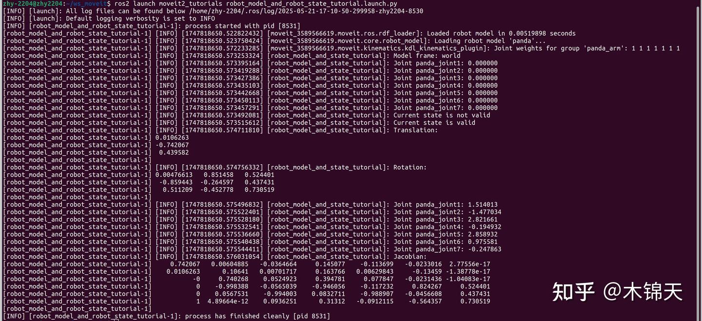 【ROS2 & MoveIt2】MoveIt 2 Examples - Robot Model and Robot State - 知乎