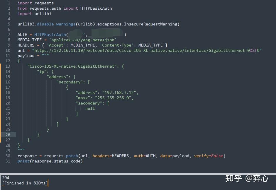 网络工程师的Python之路 -- RestConf实战（requests模块） - 知乎