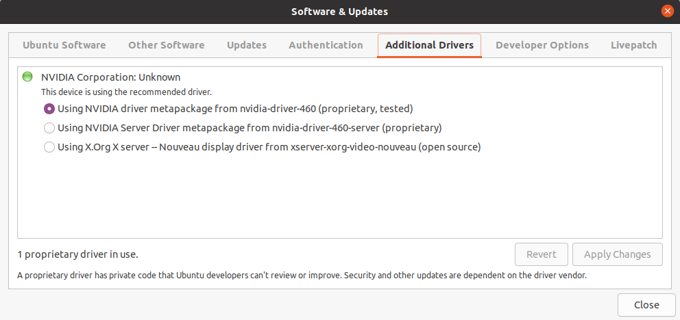 [Bug Fix] Ubuntu 为 RTX3070 安装 NVIDIA driver - 知乎