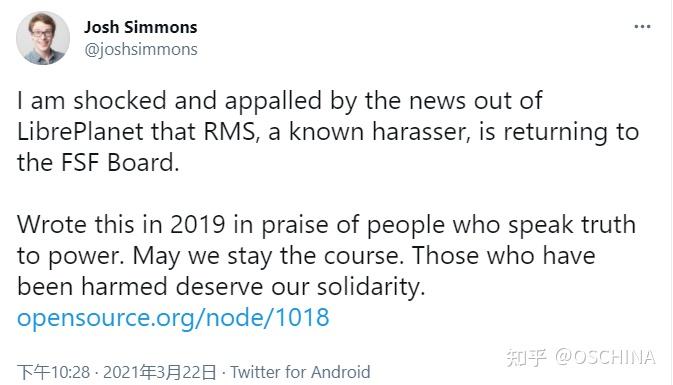 RMS重返FSF董事会：不会再辞职 - 知乎