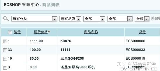 ECSHOP二次开发之给商品增加新字段 - 知乎